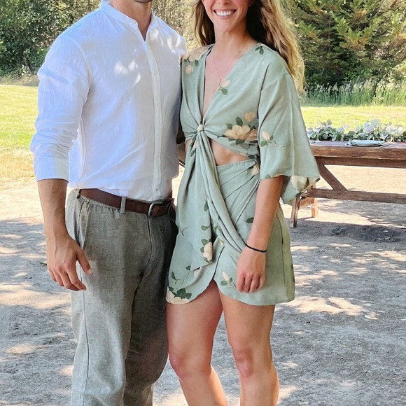 Hello Molly | Dresses | Hello Molly So Curious Dress Sage | Poshmark